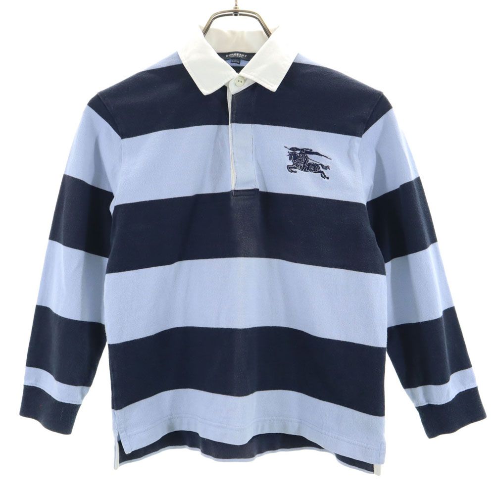【楽天市場】バーバリーロンドン 三陽商会 ボーダー 長袖 ラガーシャツ 140A ブルー系 BURBERRY LONDON キッズ 【中古】 【240416】：古着、USED専門百貨店BIG2nd