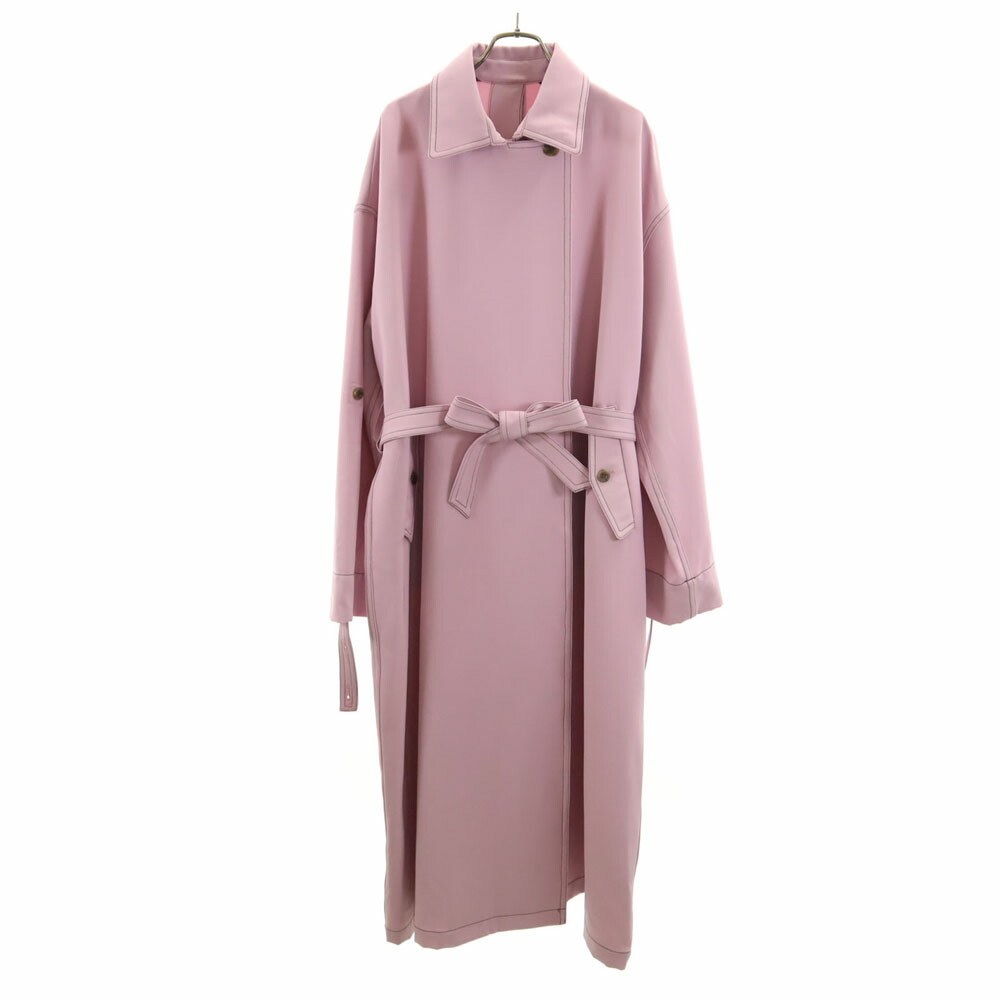 【楽天市場】アメリ ステンカラーコート M ピンク系 AMERI UNDRESSED ロールアップ レディース 【中古】：古着、USED専門百貨店BIG2nd