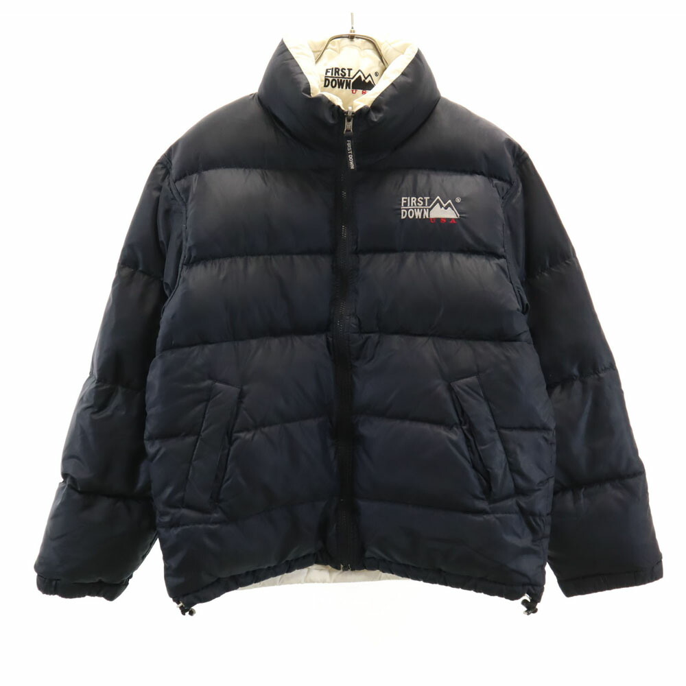【楽天市場】ファーストダウン 90s オールド リバーシブル ダウンジャケット M ブラック FIRSTDOWN メンズ 【中古】：古着、USED専門百貨店BIG2nd