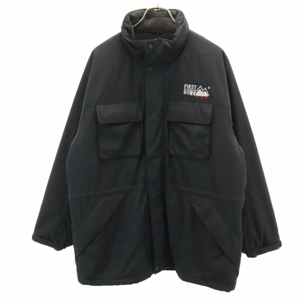 【楽天市場】古着 ファーストダウン FIRSTDOWN 中綿ジャケット L ブラック メンズ 【中古】：古着、USED専門百貨店BIG2nd