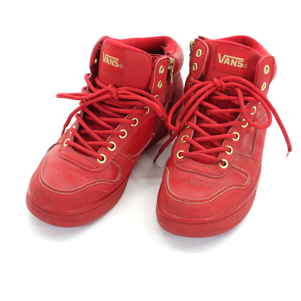 【楽天市場】バンズ V2204 マグナ ハイカット スニーカー 26.0cm レッド系 VANS メンズ 【中古】：古着、USED専門百貨店 ...