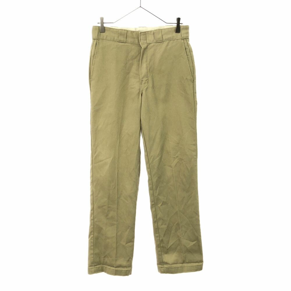 【楽天市場】ディッキーズ ロゴワッペン ストレートパンツ w30 ベージュ Dickies メンズ 【中古】：古着、USED専門百貨店BIG2nd