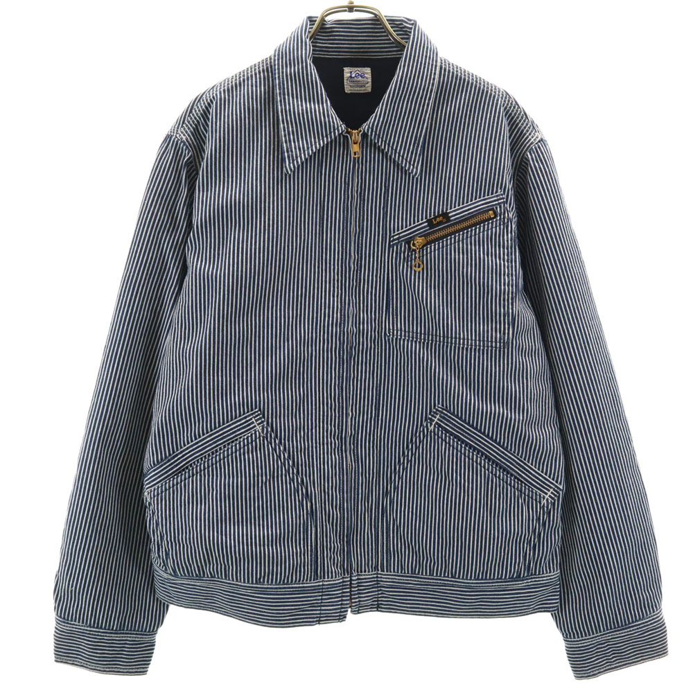 【楽天市場】古着 リー Lee 91B 復刻 ヒッコリー柄 ジャケット L ネイビー系 メンズ 【中古】：古着、USED専門百貨店BIG2nd