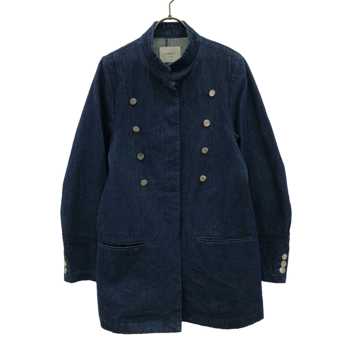 【楽天市場】古着 未使用 アメリ AMERI UNDRESSED スタンドカラー デニムジャケット F タグ付き レディース 【中古】：古着、USED専門百貨店BIG2nd