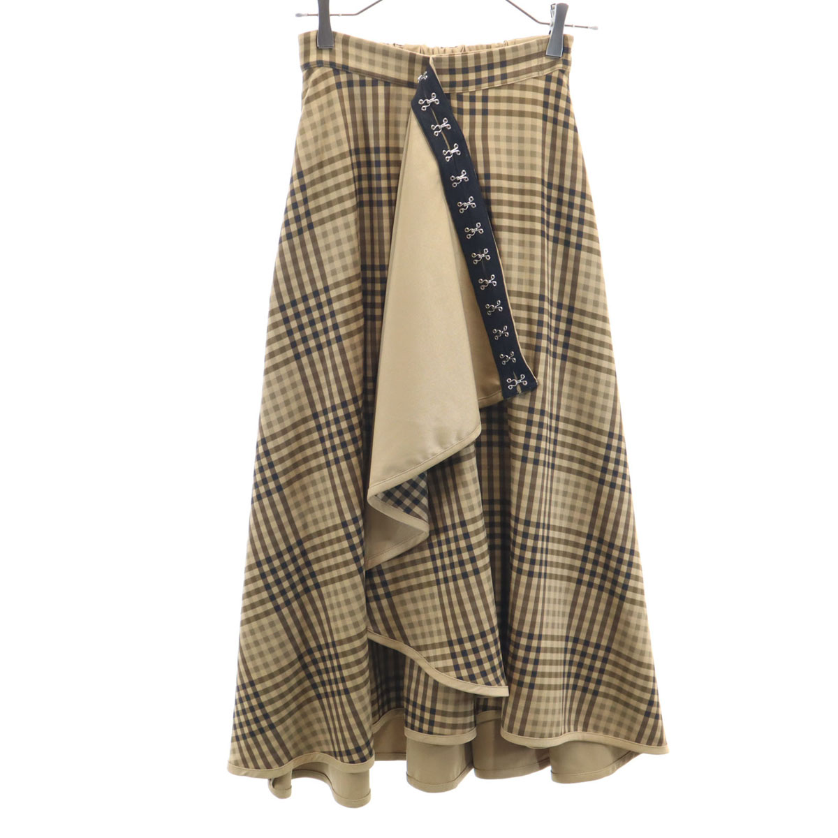 【楽天市場】古着 AMERI UNDRESSED アメリ チェック柄 ロングスカート S ベージュ レディース 【中古】 【PD】：古着、USED専門百貨店BIG2nd