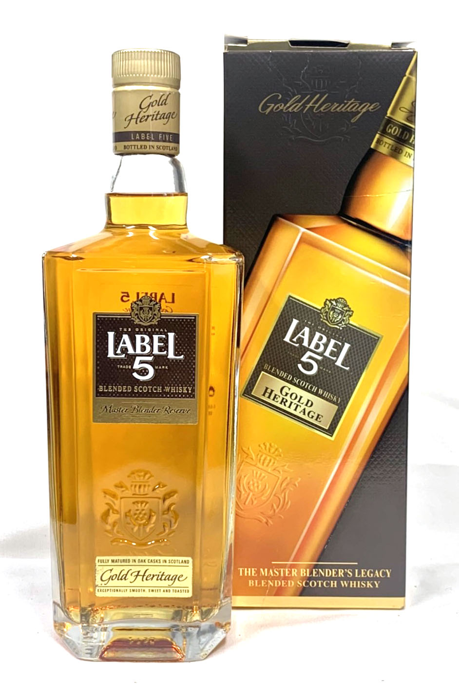 【楽天市場】ラベル5 ゴールドヘリテージ 750ml 40度 箱付 Label5 Gold Heritage ブレンデッド スコッチウイスキー Blended Scotch whisky 並行 ...