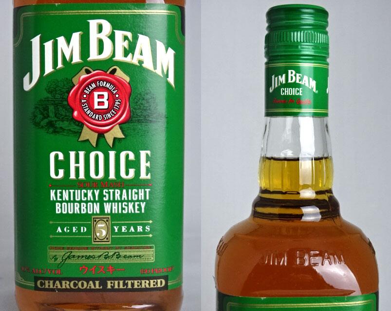 【楽天市場】終売品 旧ボトル ジムビーム チョイス 5年 700ml 40度 JIM BEAM CHOICE AGED 5 YEARS ...
