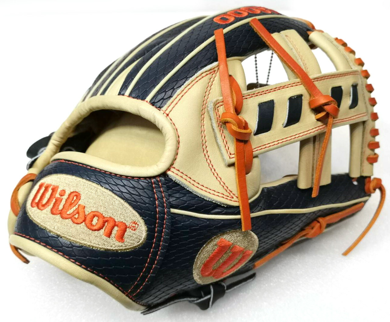 【楽天市場】【Wilson（ウィルソン）】A2000 硬式用グラブ JA27 11.5インチ 内野手用（ネイビー×クリーム ...