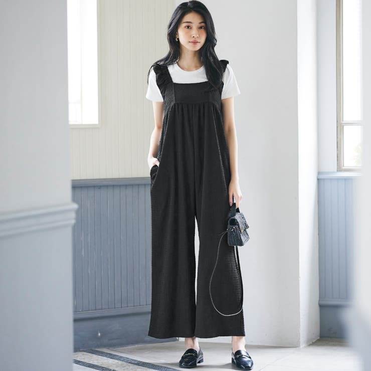 【楽天市場】ボトムス パンツ サロペット ロングパンツ ポケット かわいい 大人可愛い きれいめ シンプル 上品 おしゃれ かっこいい カジュアル こなれ感 個性的 主役級 存在感 抜け感 ...