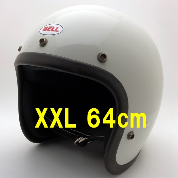 【楽天市場】BELL MAGNUM 3 WHITE 64cm 【海外直輸入中古品】スモールジェットヘルメット オープンフェイス アメリカン ...