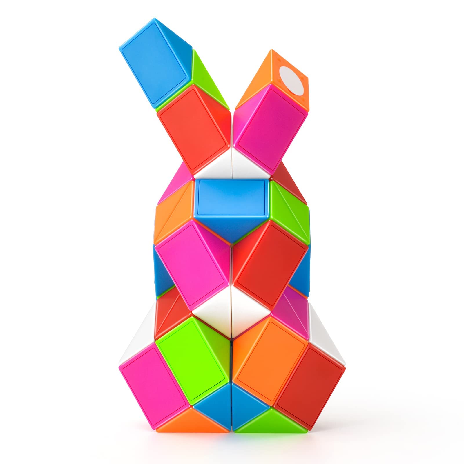 【楽天市場】マジックスネーク Magic Snake 36 Parts 魔方 ストレス解消 育脳 脳トレ 知能ゲーム Magic Cube ...