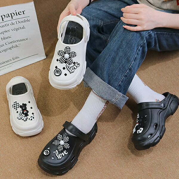 【楽天市場】サンダル サボサンダル レディース クロッグ クロック サボ シューズ 靴 かかとなし EVA サボサンダル シンプル 軽量 防水 ...