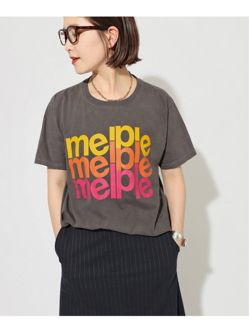 【楽天市場】《WEB限定追加》melple / メイプル BASIC TEE Spick & Span スピックアンドスパン トップス カットソー・Tシャツ ブラック グレー【送料無料 ...