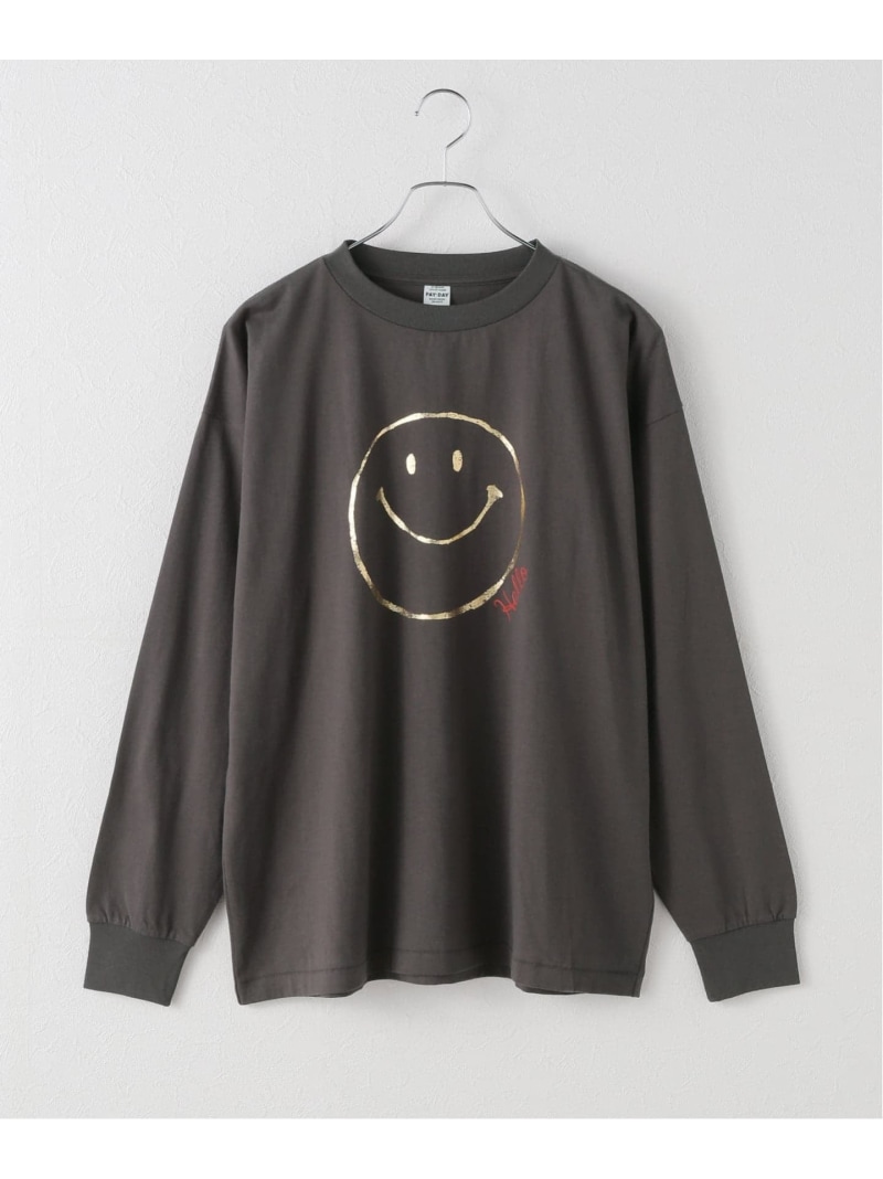 【楽天市場】PAY・DAY/ペイデイ SMULE L/S Tee Spick & Span スピックアンドスパン トップス カットソー・Tシャツ ホワイト ブラック【送料無料】[Rakuten ...