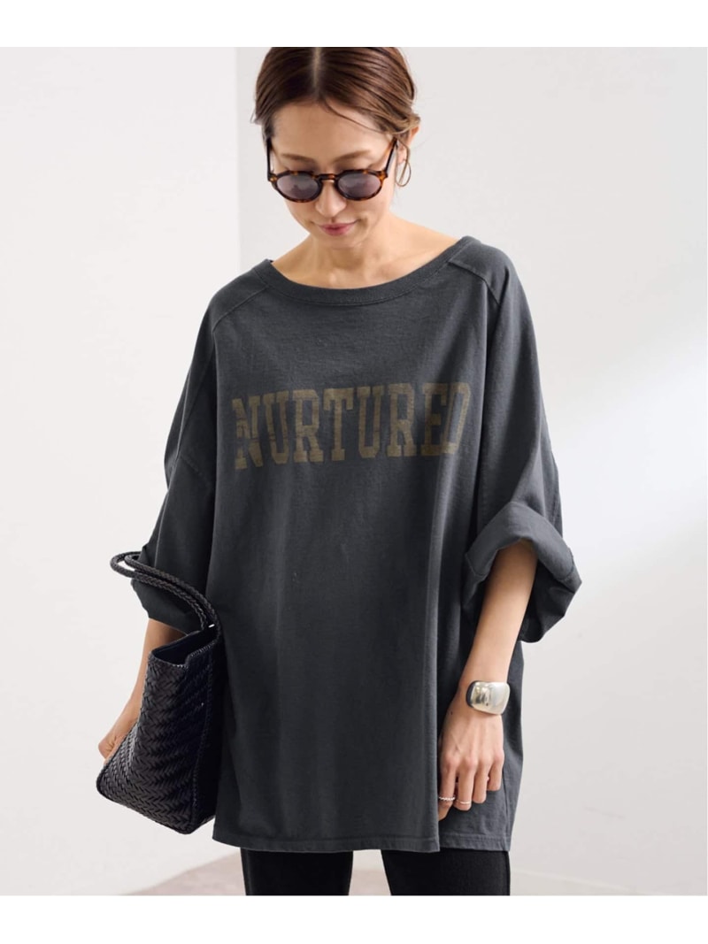 【楽天市場】≪WEB限定 / 追加予約≫ハーフスリーブロゴTEE FRAMeWORK フレームワーク トップス カットソー・Tシャツ グレー【先行予約】*【送料無料】[Rakuten ...