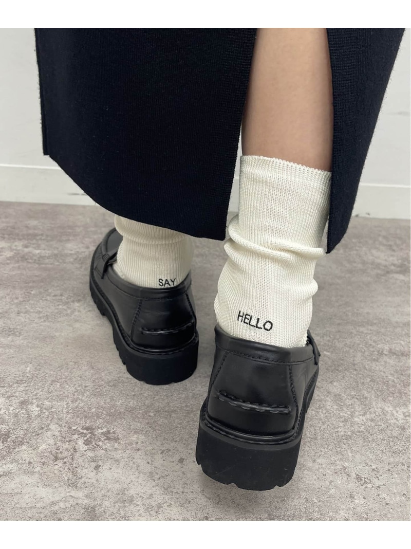 【楽天市場】GLORIA CORDES SAY HELLOソックス FRAMeWORK フレームワーク 靴下・レッグウェア 靴下 ホワイト ...