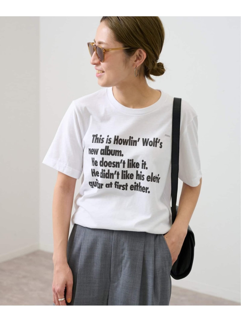 【楽天市場】【SALE／30%OFF】BLUESCENTRIC HOWLINWOLF NEW ALBUM TEE FRAMeWORK フレームワーク トップス カットソー・Tシャツ ホワイト ...