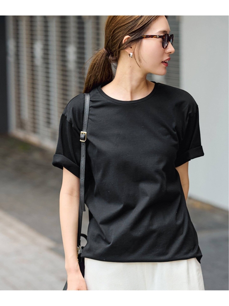 【楽天市場】コンパクトジャージTEE FRAMeWORK フレームワーク トップス カットソー・Tシャツ ブラウン ブラック ホワイト【送料無料】[Rakuten Fashion]：Spick ...