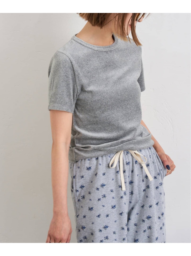 【楽天市場】《予約》コットンベロアTEE U by SPICK&SPAN ユーバイスピックアンドスパン トップス カットソー・Tシャツ グレー ピンク イエロー【先行予約】*【送料無料 ...