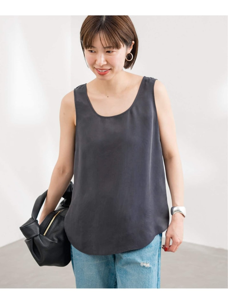 【楽天市場】SMOKY CUPRA TUNKTOP FRAMeWORK フレームワーク トップス ノースリーブ・タンクトップ カーキグリーン グレー【送料無料】[Rakuten Fashion ...
