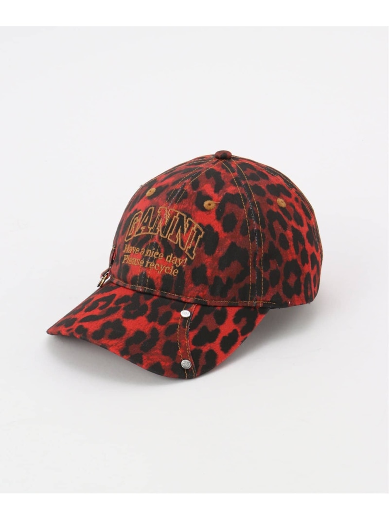 【楽天市場】GANNI / ガニーCap Hat Red Leo U by SPICK&SPAN ユーバイスピックアンドスパン 帽子 キャップ ...