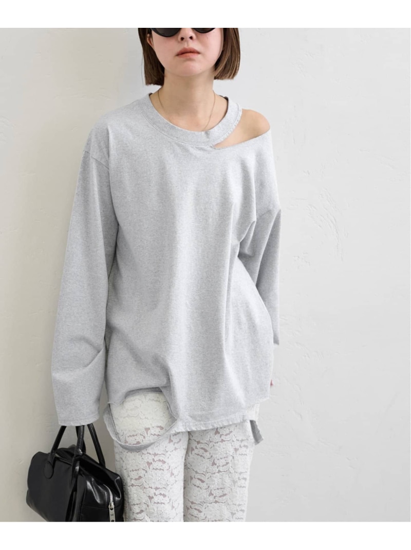 【楽天市場】【SALE／30%OFF】PROVOKE/プロヴォーク cut out long sleeve Tee U by SPICK&SPAN ユーバイスピックアンドスパン トップス ...