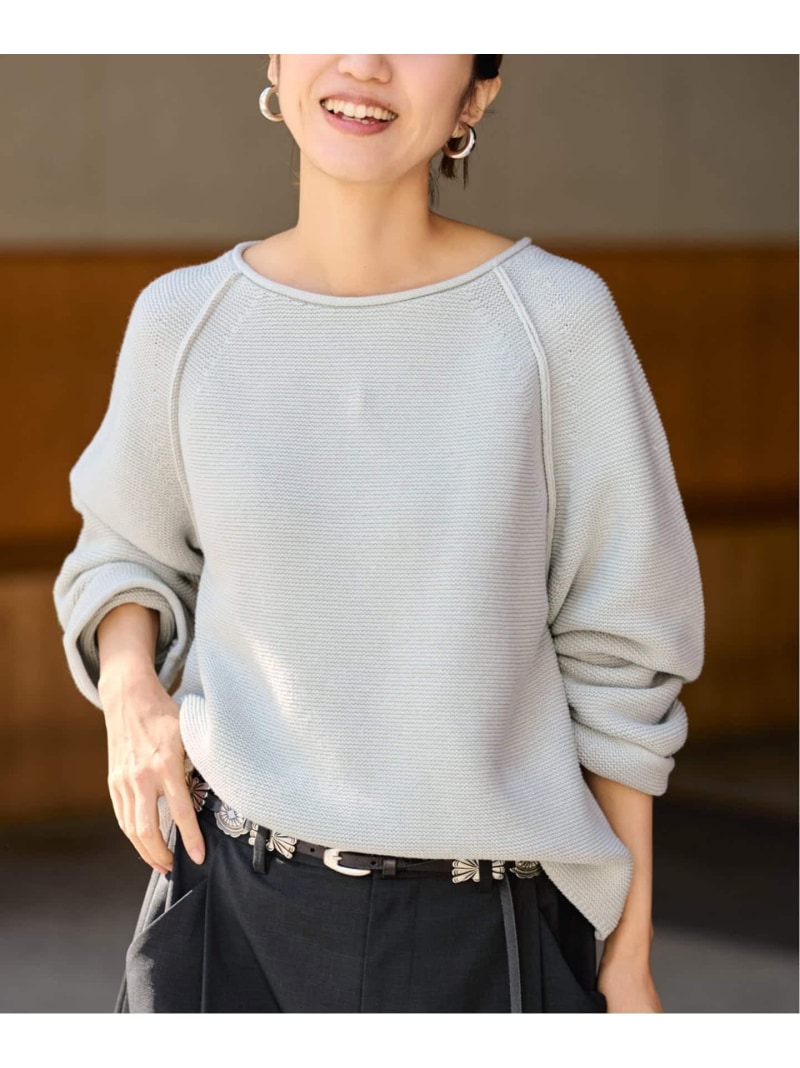 【楽天市場】≪予約≫SPRING-ニット FRAMeWORK フレームワーク トップス ニット グレー ベージュ ブルー【先行予約】*【送料無料】[Rakuten Fashion]：Spick ...