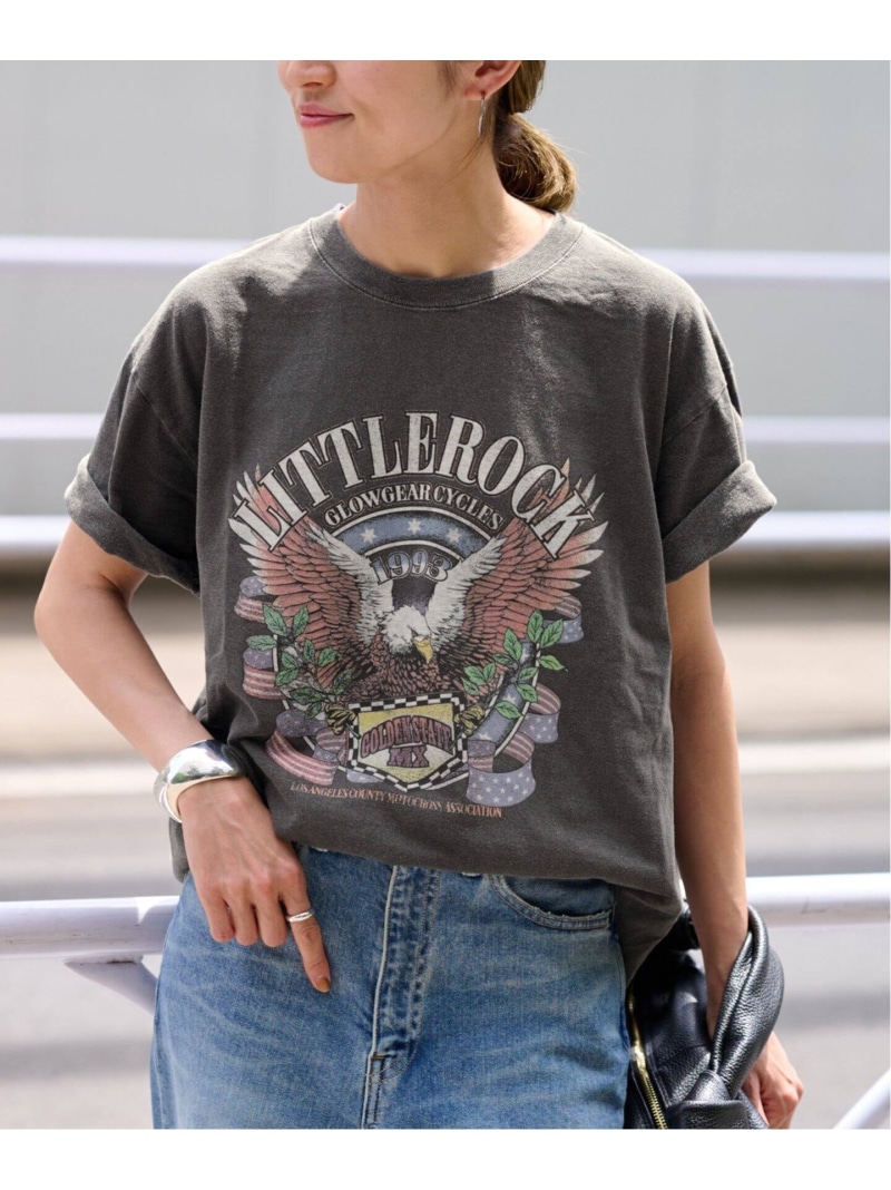 【楽天市場】GOOD ROCK SPEED motorcycle TEE FRAMeWORK フレームワーク トップス カットソー・Tシャツ ブラック ベージュ【送料無料】[Rakuten ...