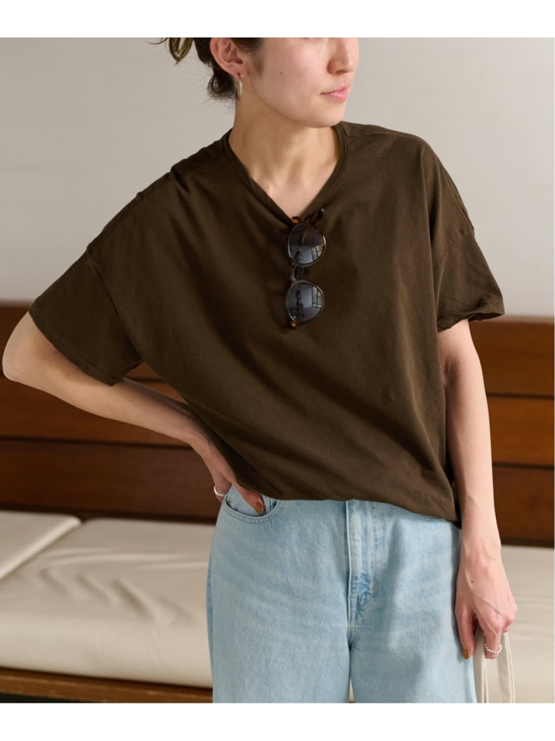 【楽天市場】GREYCHORD/グレーコード ニュービッグTEE FRAMeWORK フレームワーク トップス カットソー・Tシャツ ブラウン ホワイト【送料無料】[Rakuten ...