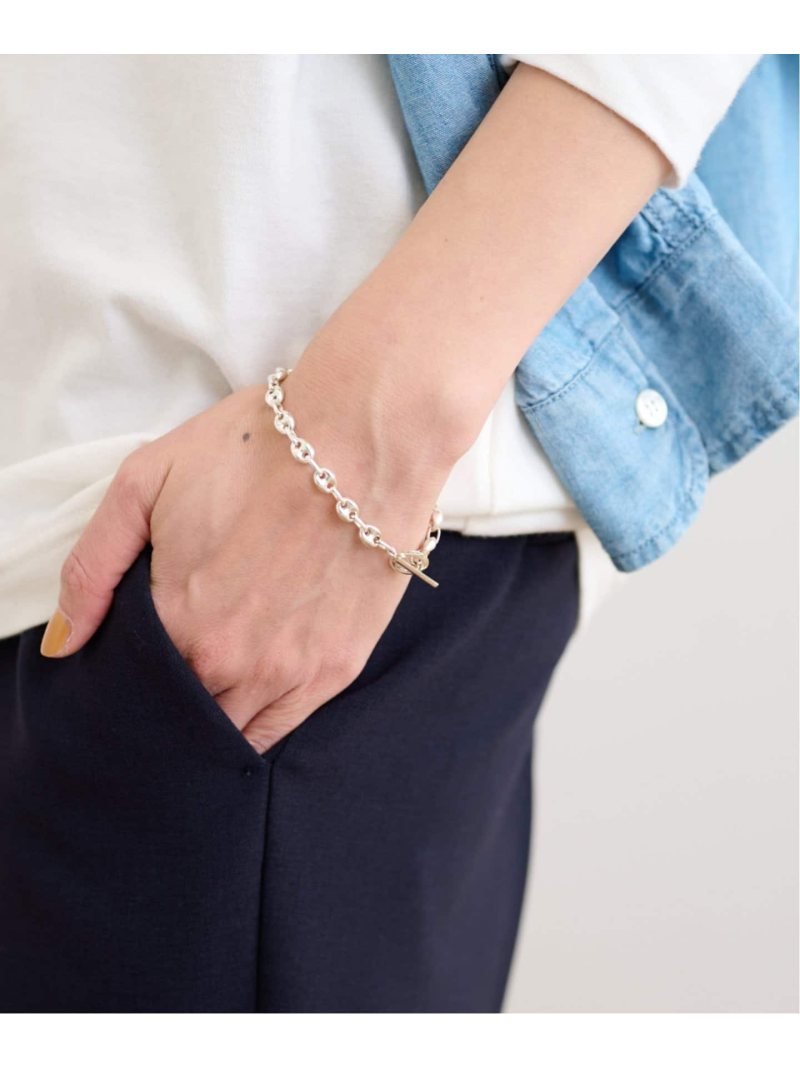 【楽天市場】【SALE／30%OFF】【SYMPATHY OF SOUL】Gu chain T bar ブレスレット(シルバー ...