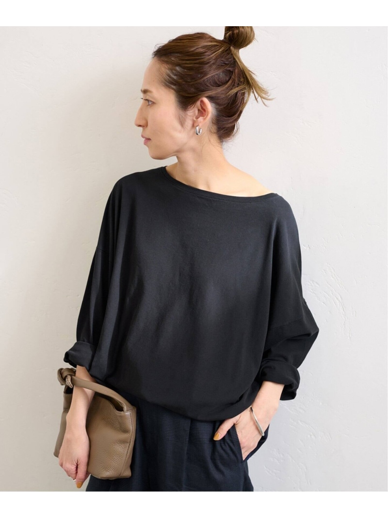 【楽天市場】【SALE／30%OFF】ドライタッチコットンL/Tee FRAMeWORK フレームワーク トップス カットソー・Tシャツ ブラウン ベージュ ホワイト ブラック【RBA_E ...