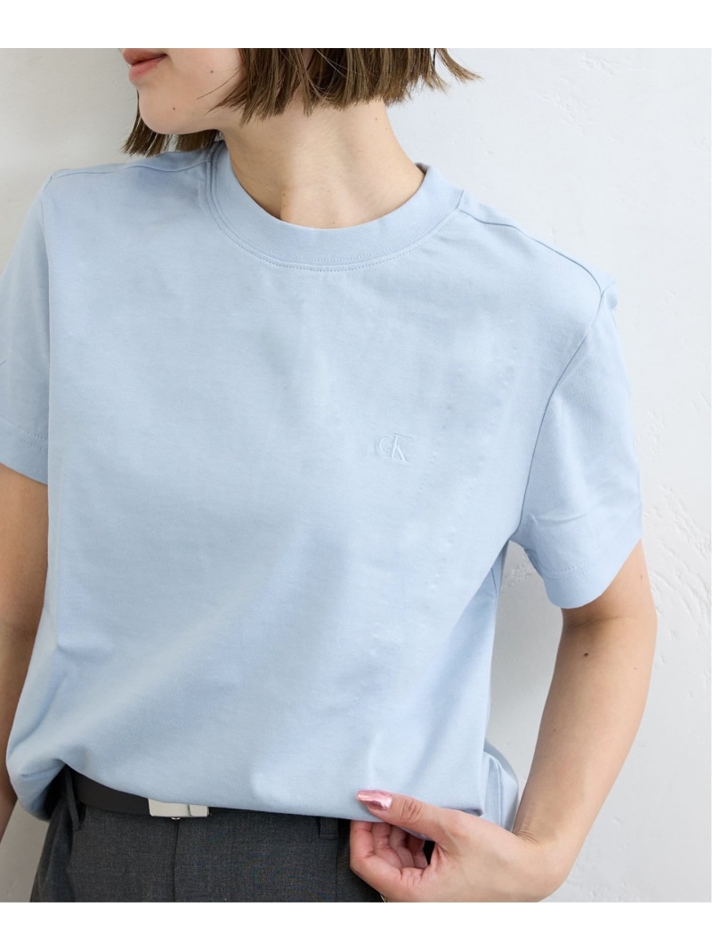 【楽天市場】Calvin Klein /カルバン クラインSS ARCHIVE LOGO CREWNK TEE U by SPICK&SPAN ユーバイスピックアンドスパン トップス ...