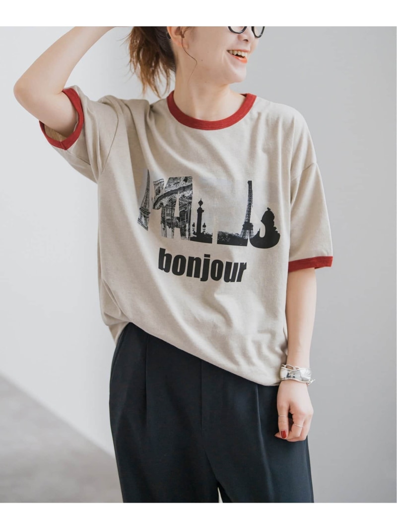 【楽天市場】《WEB限定追加予約》mucci / ムッチ リンガーTee Spick & Span スピックアンドスパン トップス カットソー・Tシャツ ベージュ【先行予約】*【送料無料 ...