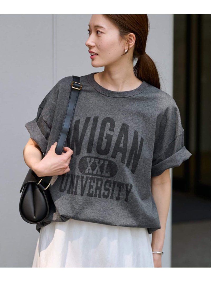 【楽天市場】≪追加予約≫オーバーTEE 2 FRAMeWORK フレームワーク トップス カットソー・Tシャツ ネイビー ベージュ ブラック グレー【先行予約】*【送料無料】[Rakuten ...