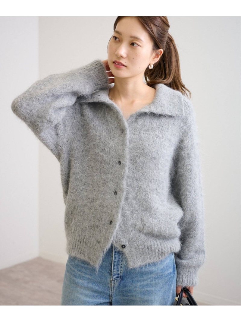 【楽天市場】【SALE／30%OFF】ATON/エイトン ALPACA FUR STAND COLLAR カーディガン FRAMeWORK ...