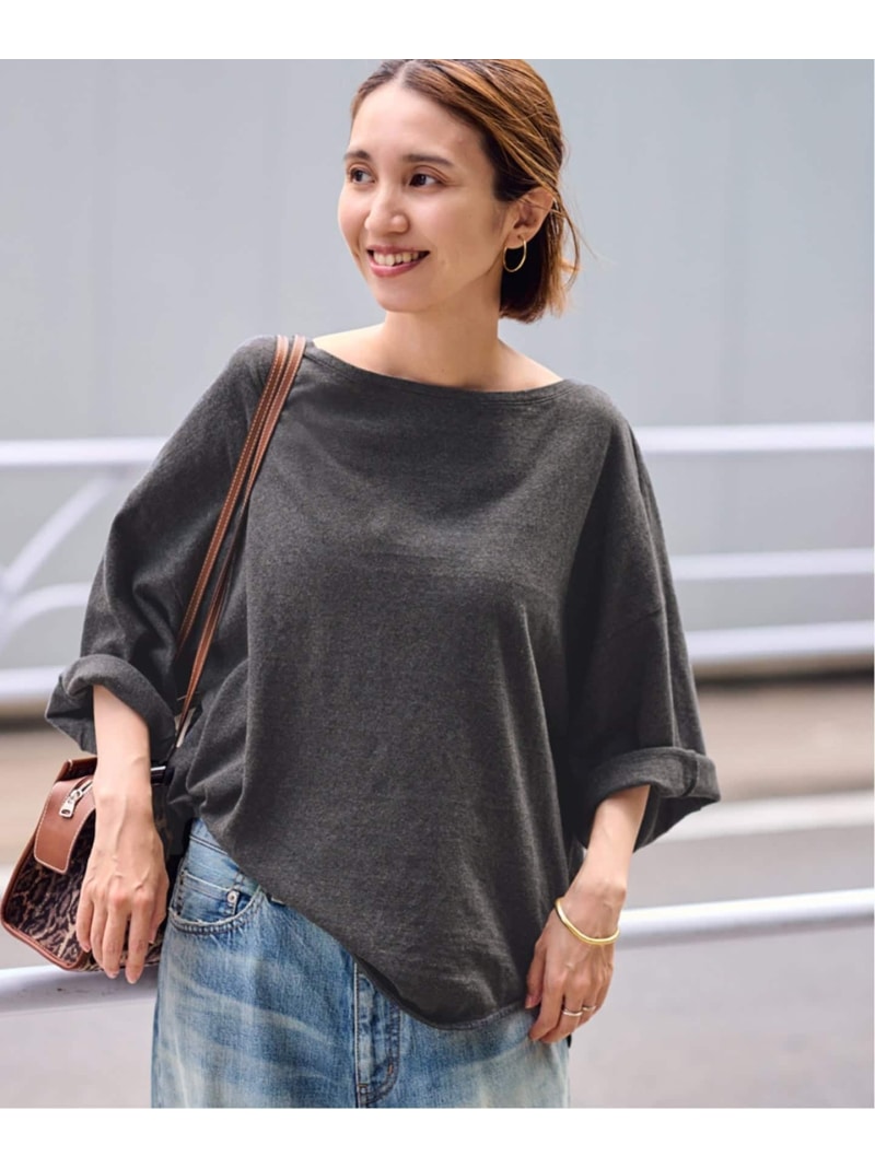 【楽天市場】≪予約≫トップニュアンスTee FRAMeWORK フレームワーク トップス カットソー・Tシャツ グレー ベージュ【先行予約】*【送料無料】[Rakuten Fashion ...