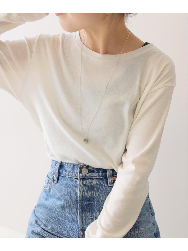 【楽天市場】【SALE／30%OFF】≪追加≫ルーズロングスリーブTEE Spick & Span スピックアンドスパン トップス カットソー・Tシャツ ホワイト【RBA_E】【送料無料 ...