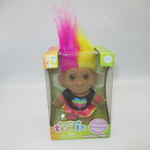 【楽天市場】GOOD LUCK TROLLS★トロール★Material Troll★フィギュア★人形★ぬいぐるみ★：おもちゃやspiral