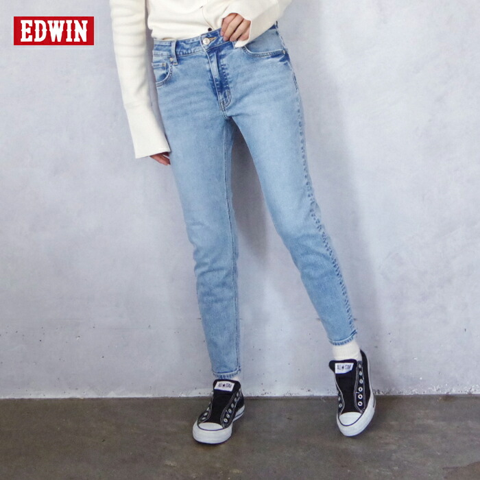 【楽天市場】EDWIN (エドウィン) ESSENTIALS SKINNY (EL01-66) レディース カジュアル ボトムス スキニー スリム ストレッチ 美脚：CHIKUMA ...
