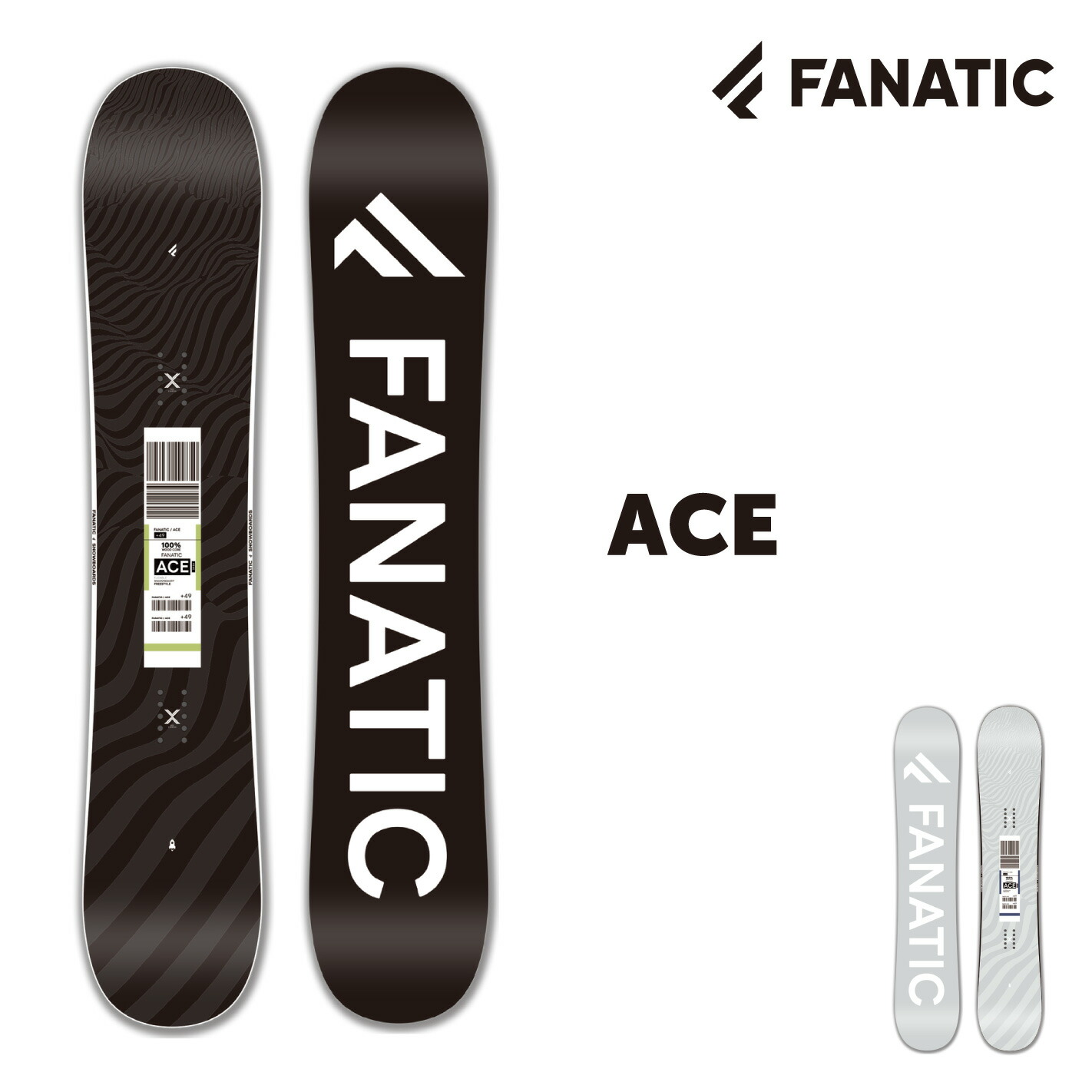 【楽天市場】25-26 FANATIC ACE ファナティック エース スノーボード 単品 メンズ レディース 初心者 ソフトフレックス ...