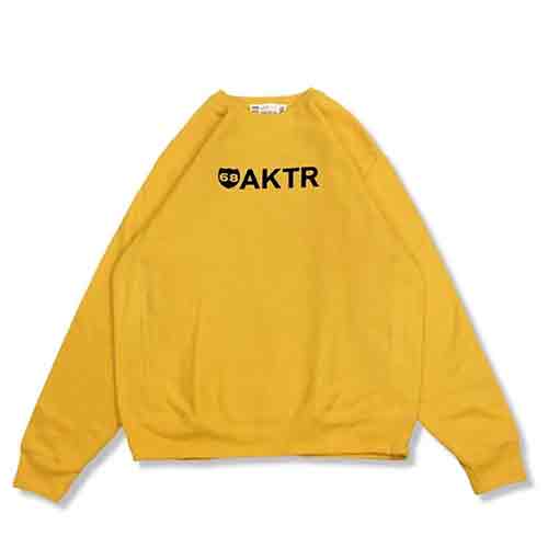 【楽天市場】アクター AKTR 68xAKTR LOGO CREW SWEAT YL スウェットバスケットボール ユニセックス 224-108010-YL：フィットファイ楽天市場店