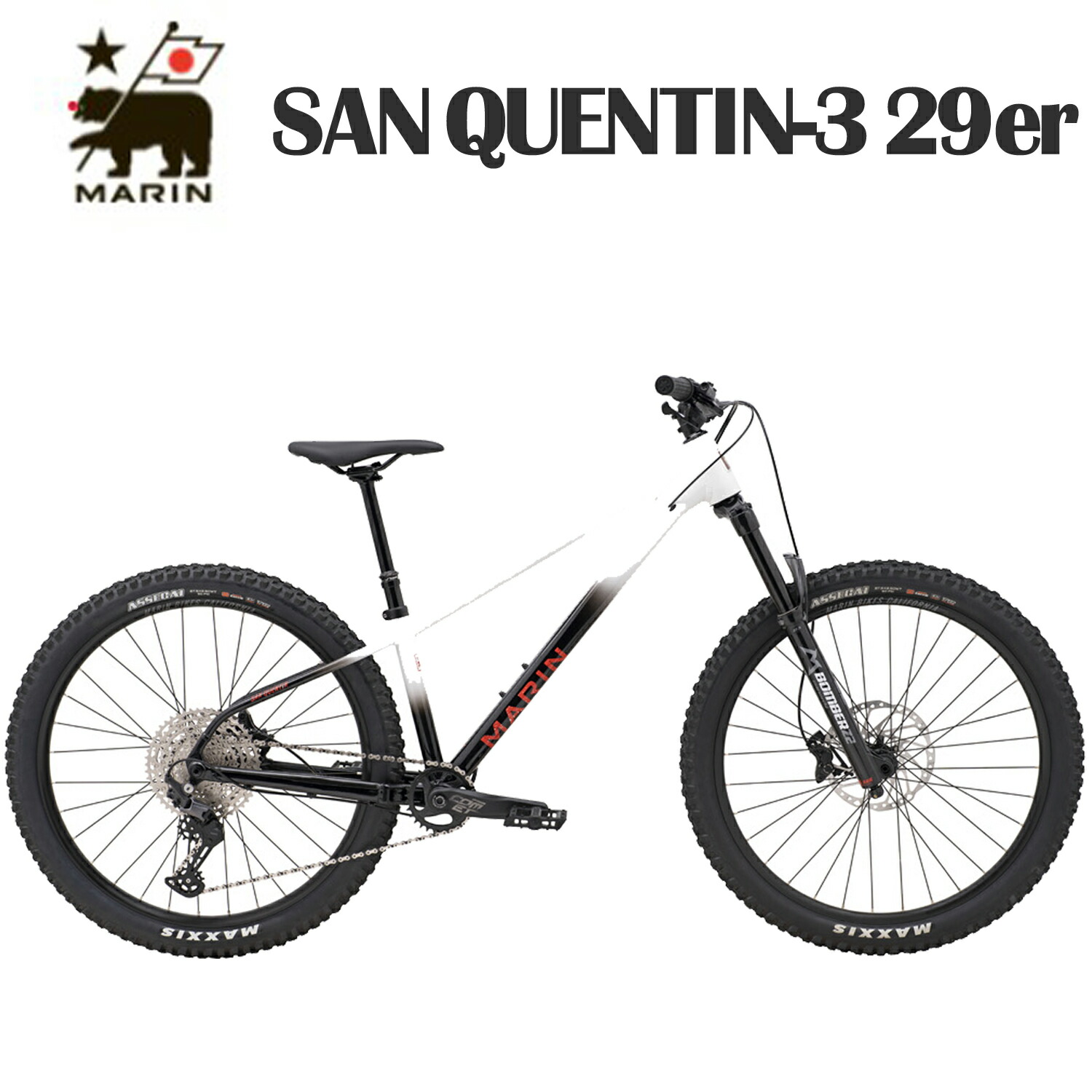 【楽天市場】【最短即日出荷】MARINBIKE SAN QUENTIN 3 2024年モデル マリンバイク サンクエンティン 3 マウンテンバイク MTB 29er 自転車：スポークオンライン ...