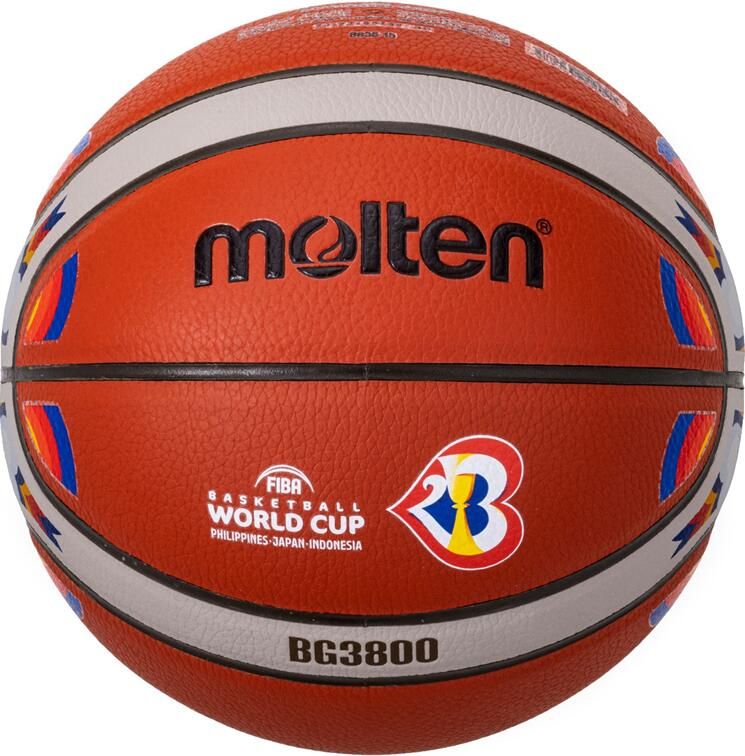 【楽天市場】モルテン(molten) バスケットボール 5号球 FIBAバスケットボールワールドカップ2023公式試合球 レプリカ BG3800 B5G3800-M3P 【北海道地域 配送不可 ...
