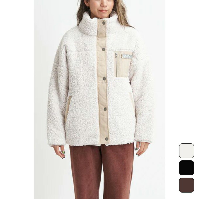 【楽天市場】【お得なクーポン発行中】 ロキシー ROXY レディース カジュアルウエア アウター ジャケット UPON US ZIP ...