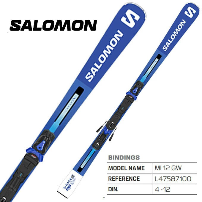 【楽天市場】【お得なクーポン発行中】 SALOMON ( サロモン スキー板 ) 【2024-2025】 S/RACE SL 10 SRACE SL 10 エスレースSL10+ MI12 GW ...