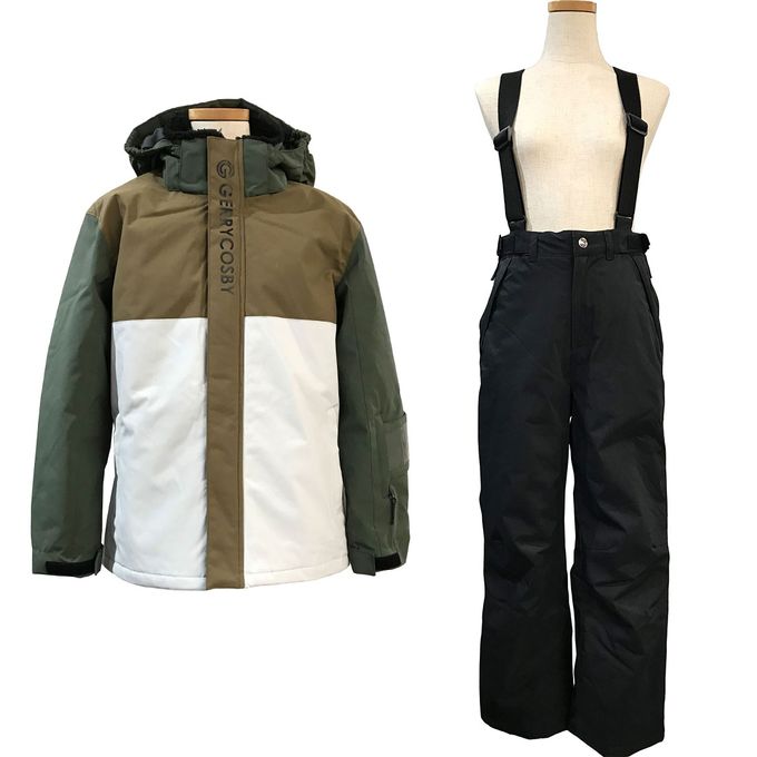 【楽天市場】【お得なクーポン発行中】 コスビー COSBY ジュニア スキーウエア 上下セット ボーイズスキースーツ CSB-3269 KHK 【お買い得旧モデル】：SPOPIA NET SHOP