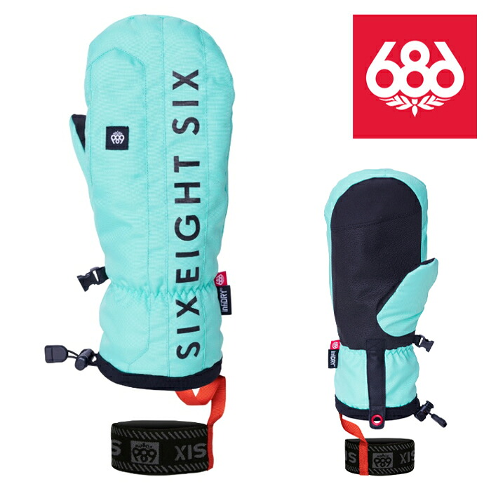 【楽天市場】日本正規品 スノーボード ミット シックスエイトシックス 686 TEAM MERINO MITT Spearmint ミトン ...