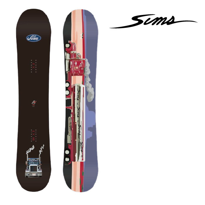 【楽天市場】日本正規品 スノーボード 板 シムス SIMS ATV PRO Black Camber UNISEX エーティーブイ プロ ...