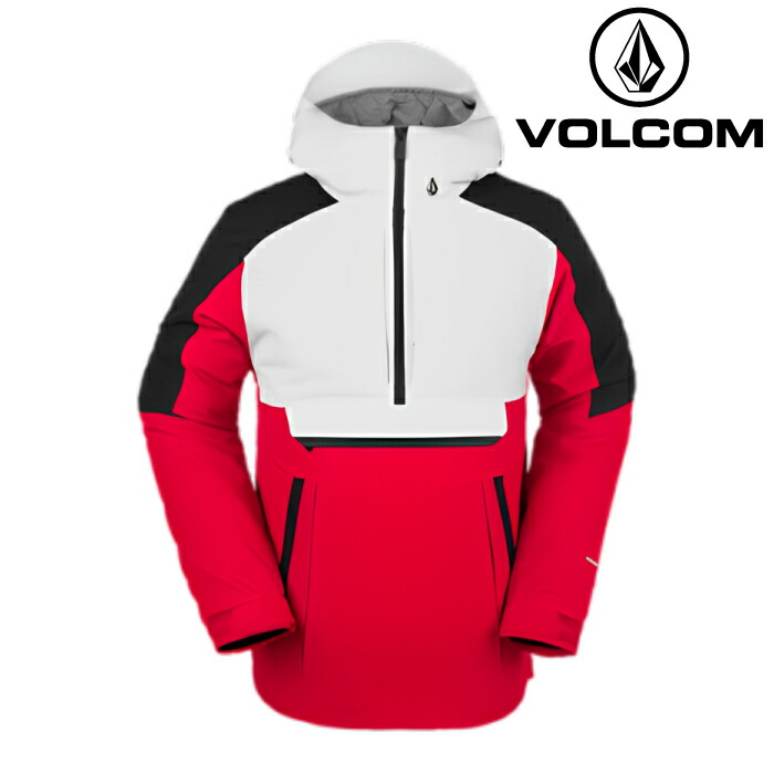 【楽天市場】日本正規品 スノーボード ウェア ジャケット ボルコム VOLCOM BRIGHTON PULLOVER RED-Red ...
