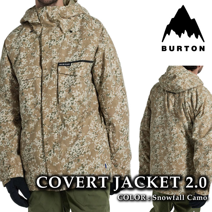 【楽天市場】日本正規品 スノーボード ウェア ジャケット バートン BURTON MENS COVERT 2.0 2L JACKET ...
